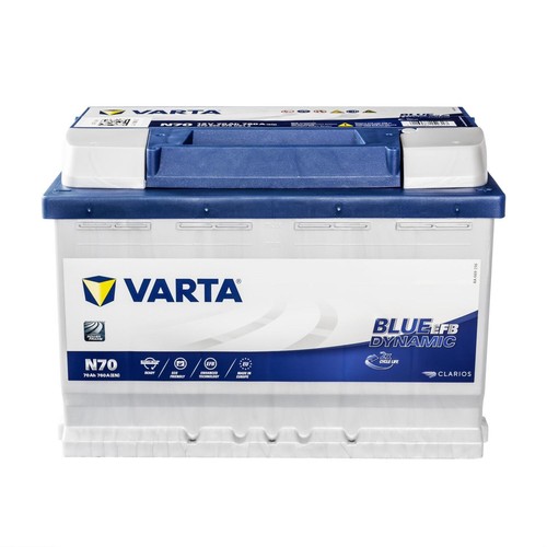 VARTA Blue Dynamic EFB N70 Autobatterie Starterbatterie 12V 70Ah 760A ...