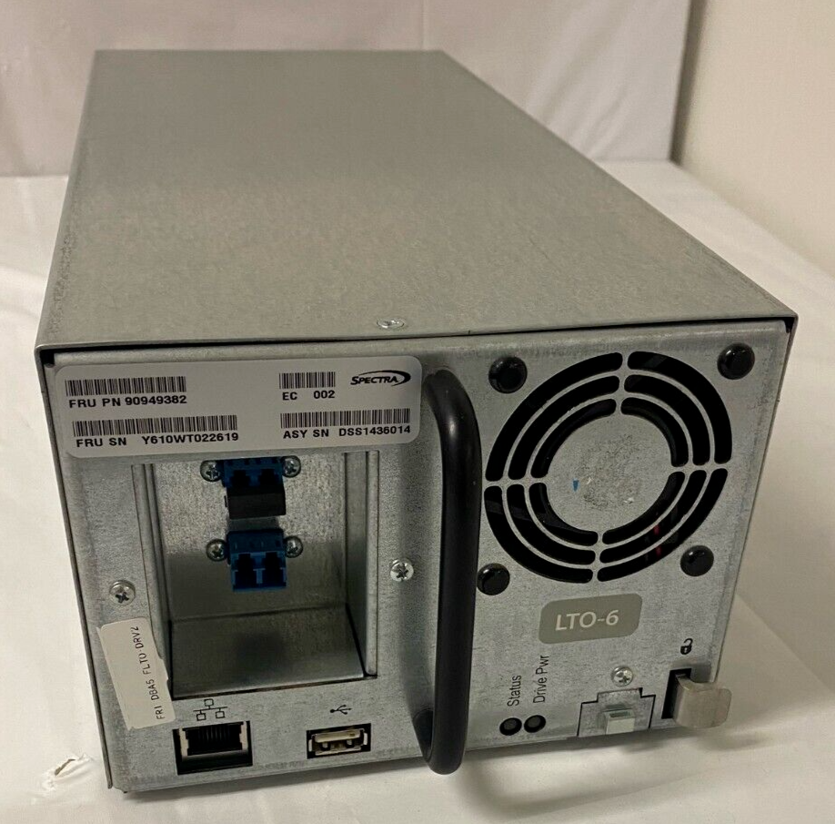 IBM LTO-6 FC 8Gb SPECTRA LOGIC T380-T680-T950 Drive PN 35P2301 90949382 ...