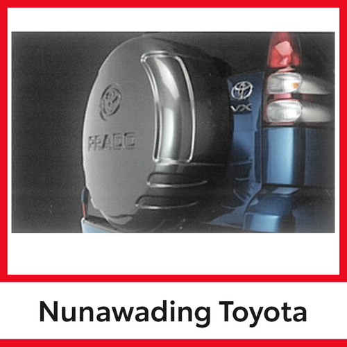 Genuine Toyota LandCruiser Prado 120 Hard Spare Wheel Cover 09/2002 ...