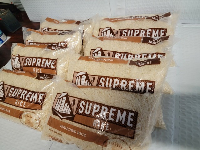LOT 8 LBS SUPREME RICE WHITE ENRICHED *GMO USA GROWN* Exp 9/2022 HUGE ...