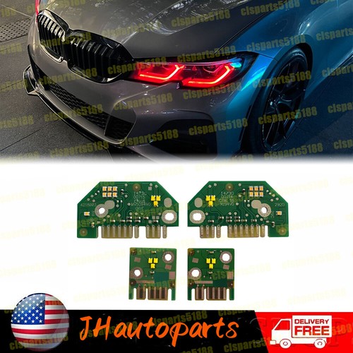 RED ANGEL EYES DRL LED BOARDS FOR BMW G20 G21 330e 330i M340i 2019-2022 ...