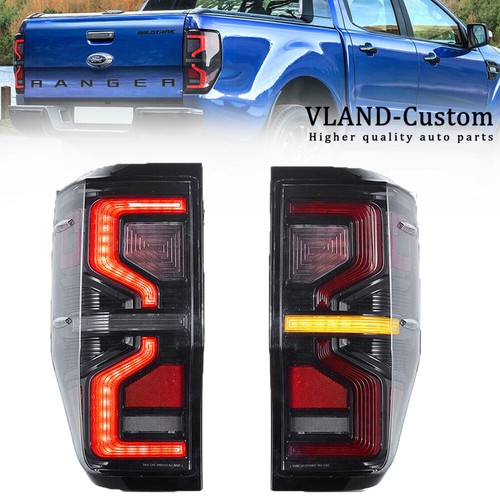 VLAND Set LED Tail Lights For 2012-2022 Ford Ranger T6 T7 T8 W ...