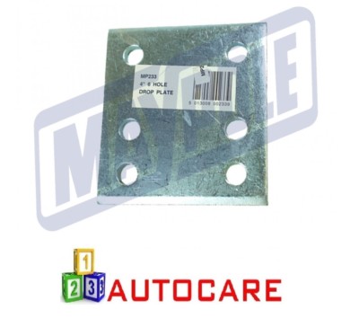 Maypole Tow bar Towball 4" Inch Drop Plate 6 Hole MP233 | eBay UK