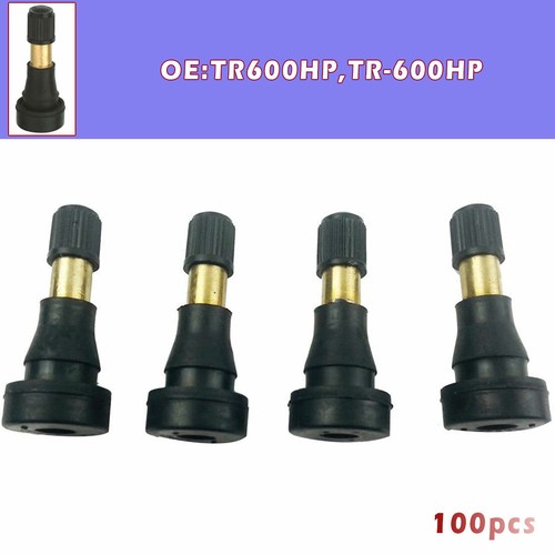 100x TR600HP Car Truck High Pressure Snap-in Brass Tubeless Tire Valve ...