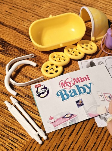 Zuru My Mini Baby Yellow Stroller FULL SET with Baby, Outfit ...