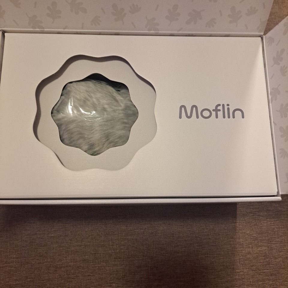 Moflin Plush Toy AI Pet Communication Robot Silver PE-M10SR 100V | eBay