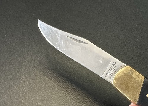 Vintage, Colonial, Lockback Pocket Knife, USA, Sheath | eBay