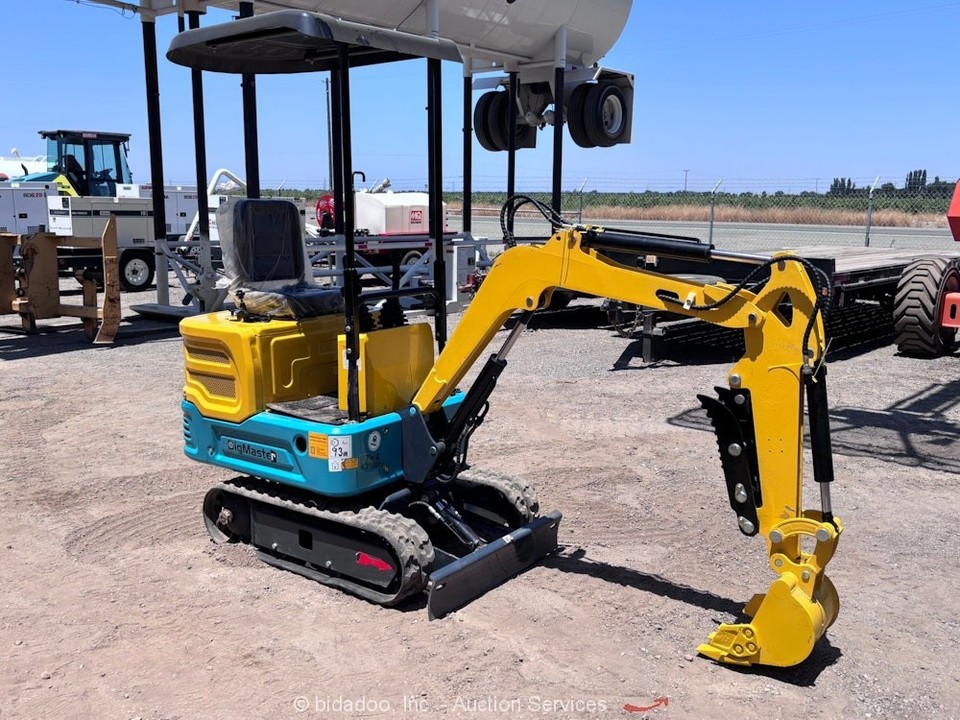 2024 Dig Master DM100 Mini Excavator Rubber Tracks Backhoe Thumb ...