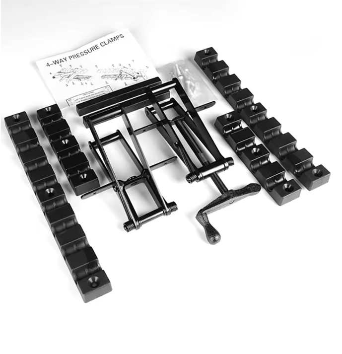 Woodworking Assembly 4-Way Clamping System Wood Jointed Board Pressure ...