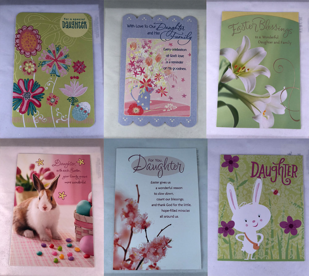 HALLMARK Easter Holiday Spring Cards Many Styles Family Daughter Son ...