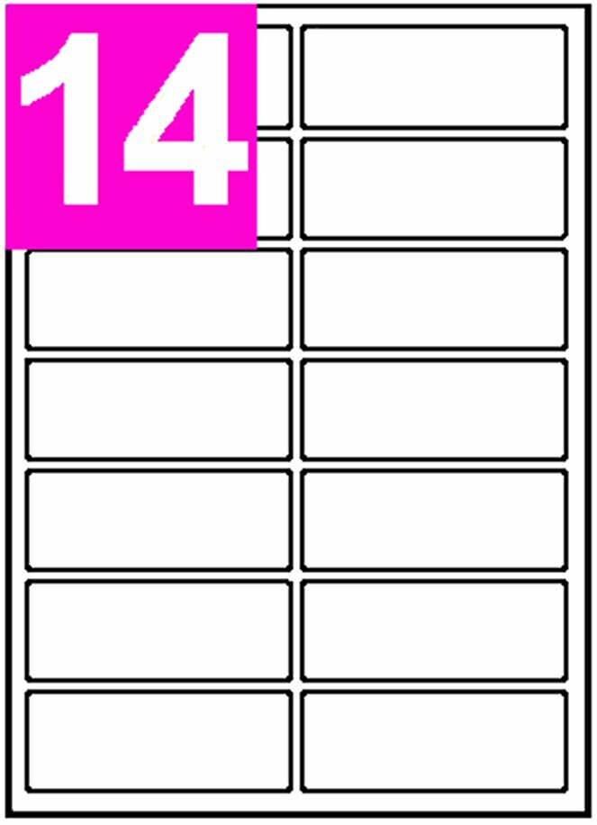 Address Labels A4 Sheets Sticky Self Adhesive White Inkjet Laser ...