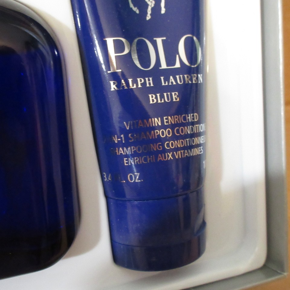NOS Sealed Box ORIGINAL Polo Ralph Lauren Blue 4.2oz EDT & After Shave ...