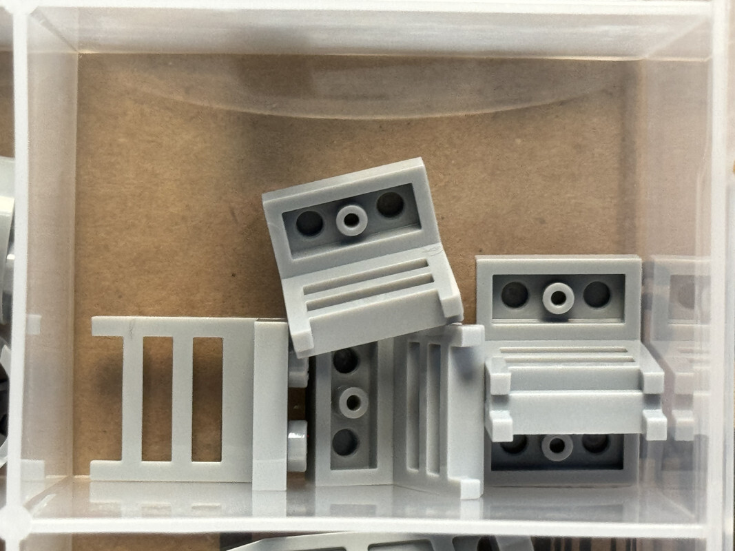 LEGO Parts - Light Bluish Gray Ladder 1 1/2 x 2 x 2 - No 4175 - QTY 5 ...