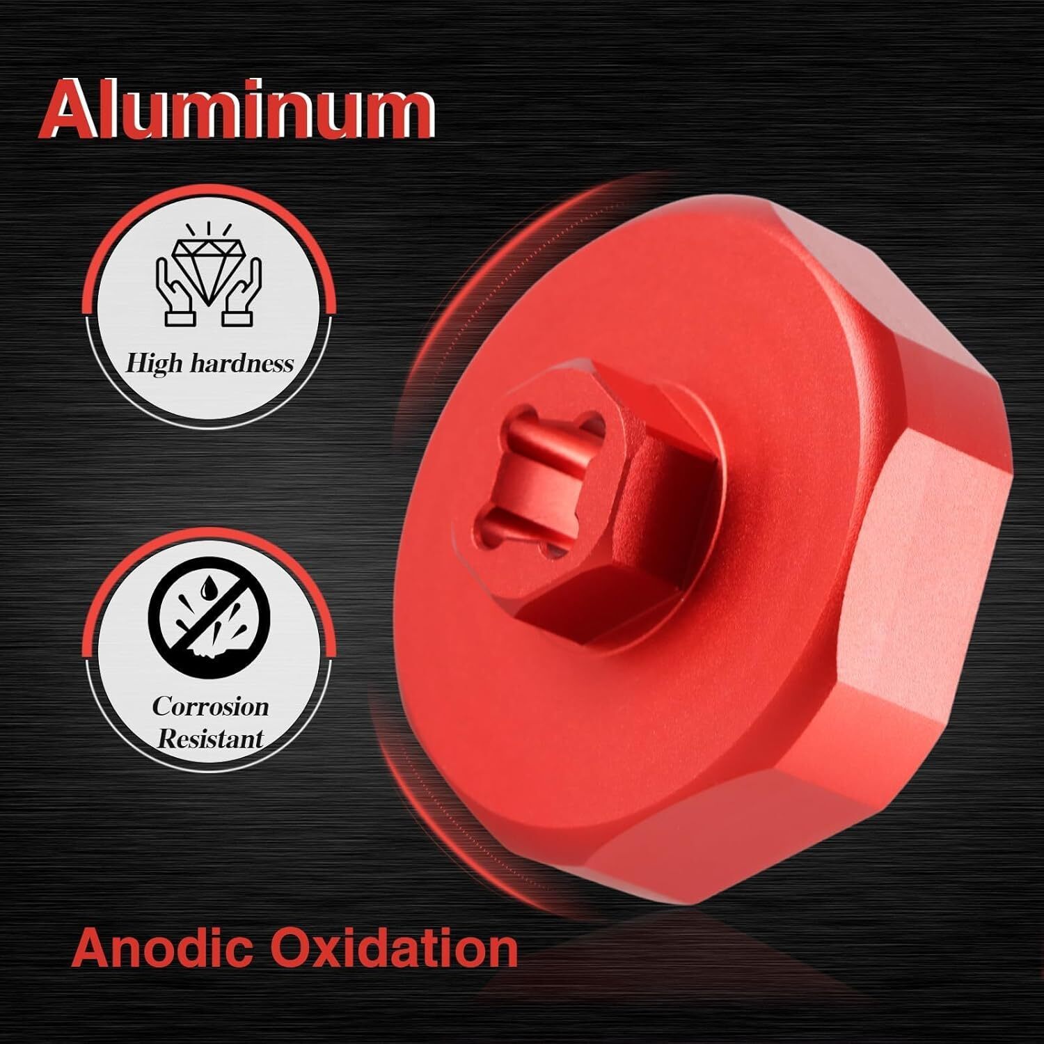 Trailer Axle Hub Oil Bath Cap Wrench for Dexter 9K 10K 8-415 2009+, 8 ...