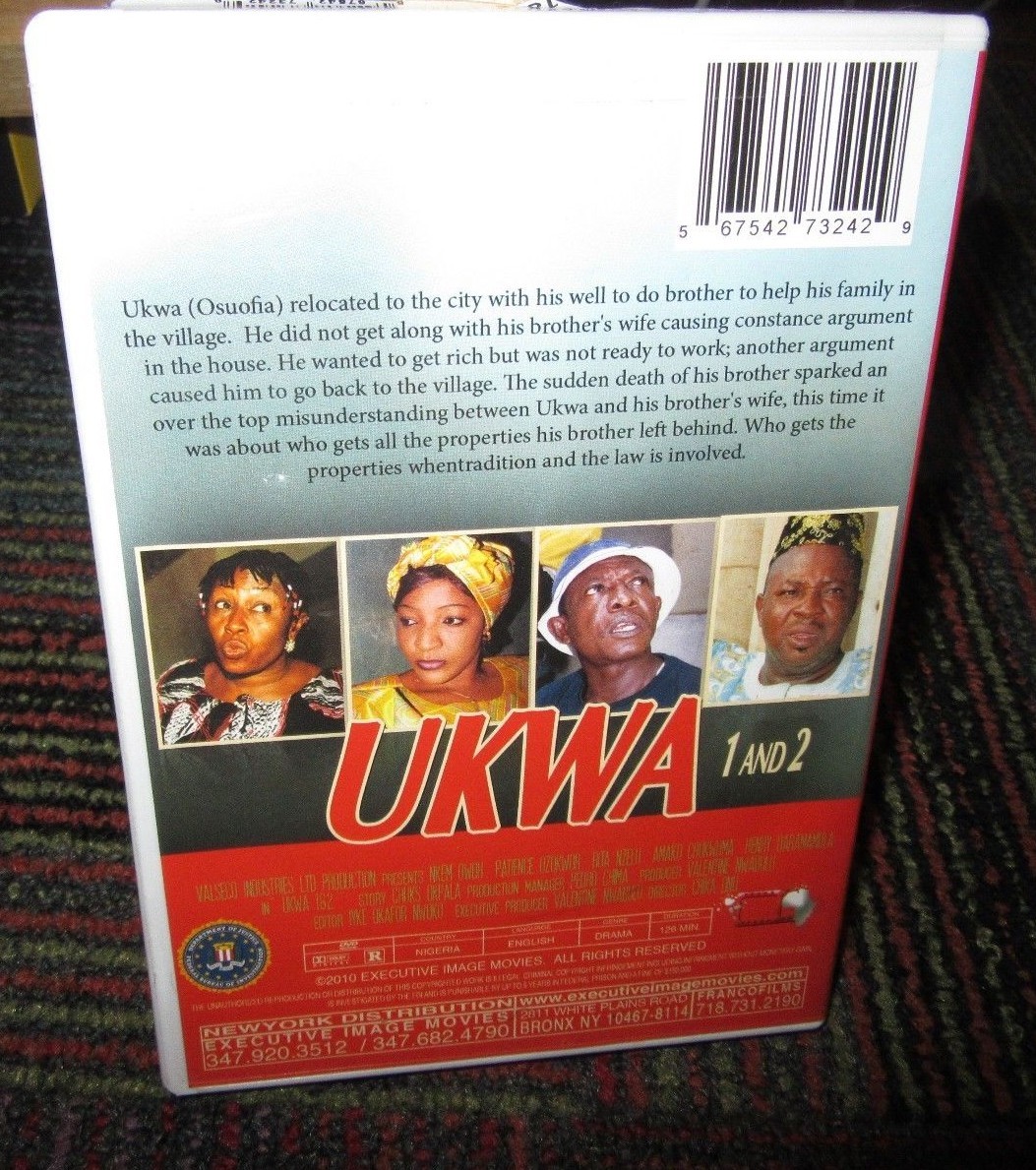 UKWA: PART 1 & 2 DVD MOVIE, FRANCO FILMS, FILMED IN NIGERIA, NKEM OWOH ...