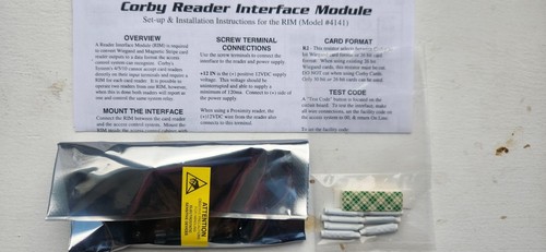 NEW--Corby 4141 Reader Interface Module RIM For Weigand Prox Mag Stripe ...