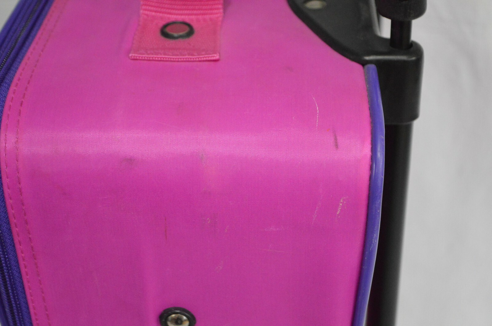 Vintage Teletubbies Pink Glitter Rolling Suitcase Travel Luggage Tote ...