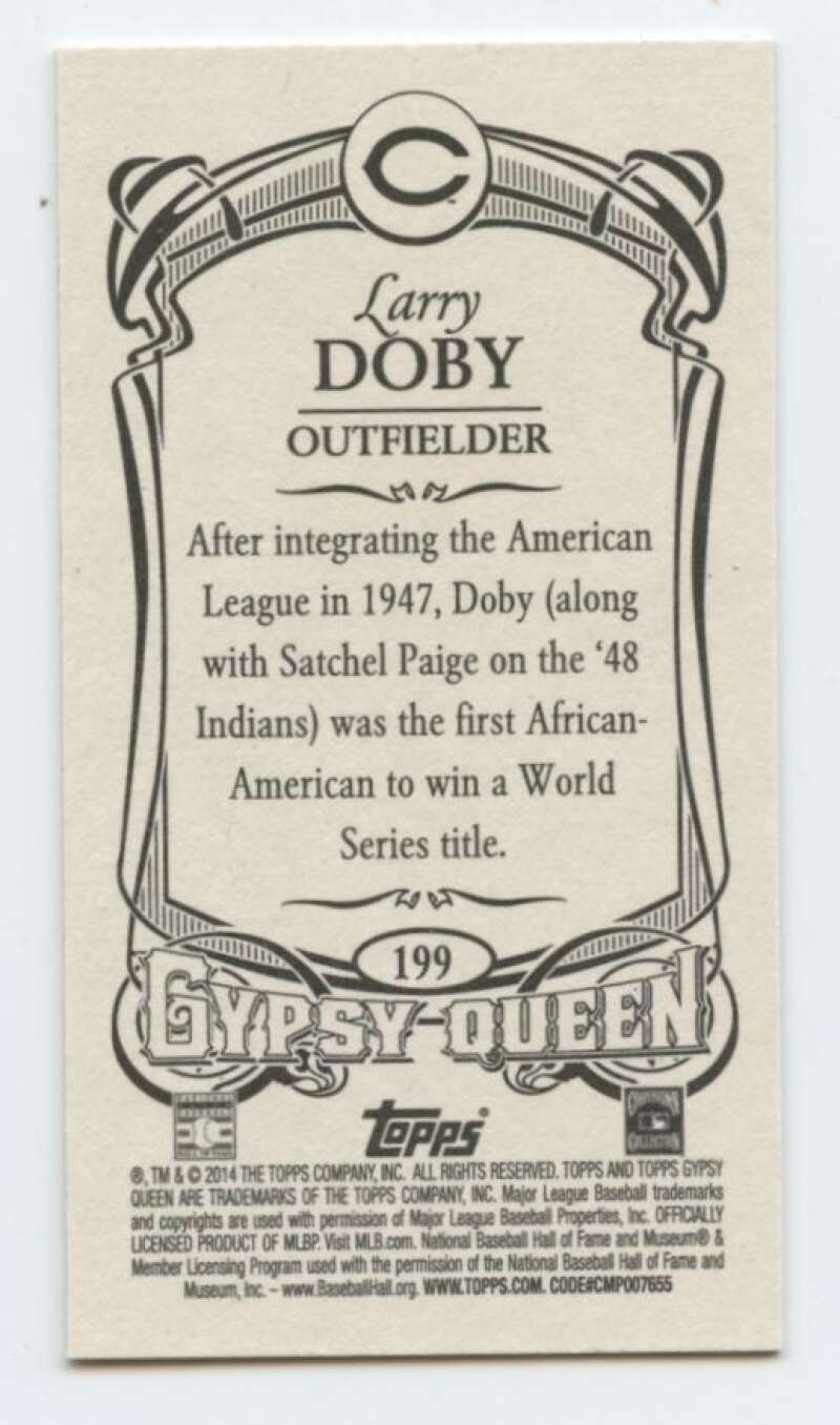 2014+Topps+Gypsy+Queen+-+Mini+%23199+Larry+Doby for sale online | eBay