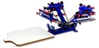 3 Color Screen Printing Press Kit Micro-adjust Printer& DIY Consumables ...