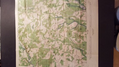 Fort Benning Special Map "A" Topographic R.O.T.C. Map (34" X 31") | eBay