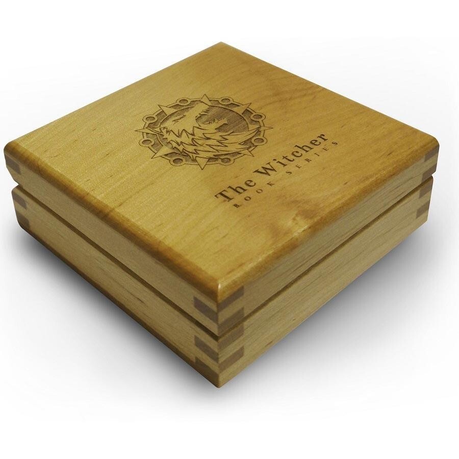 2019 THE LAST WISH The Witcher 2oz Ultra High Relief Silver Proof Coin ...