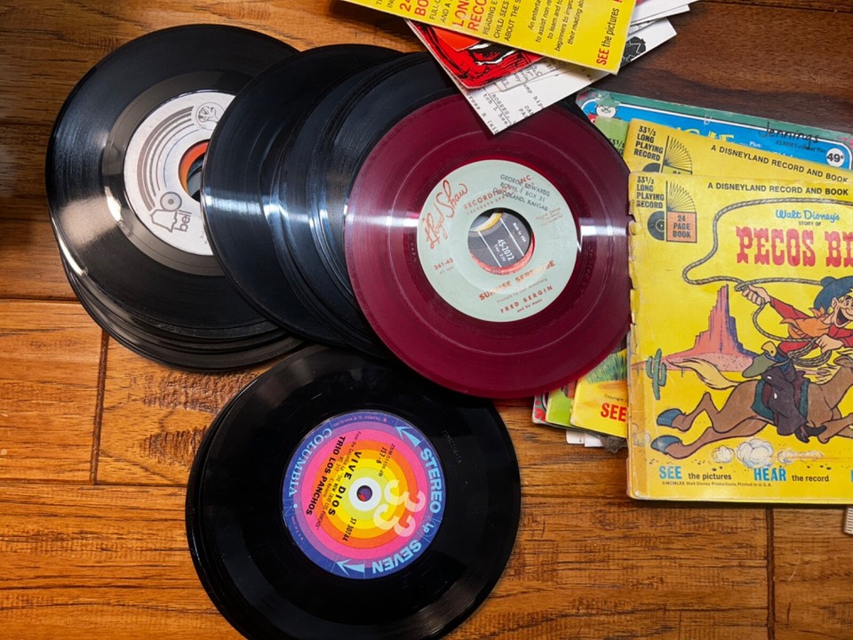 Nice Lot Of 25/45's Records Jukebox 7" 45 rpm Mixed Genres No Skip ...