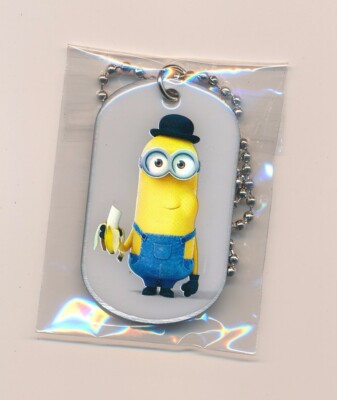 MINIONS THE MOVIE SINGLE HOLOFOIL DOG TAG #24 FROM 2015 | eBay