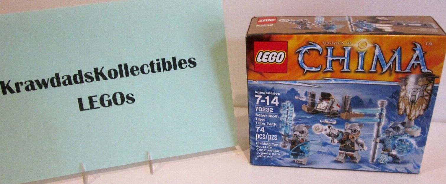 LEGO LEGENDS OF CHIMA 70232 SABER TOOTH TIGER TRIBE PACK NEW IN SEALED ...