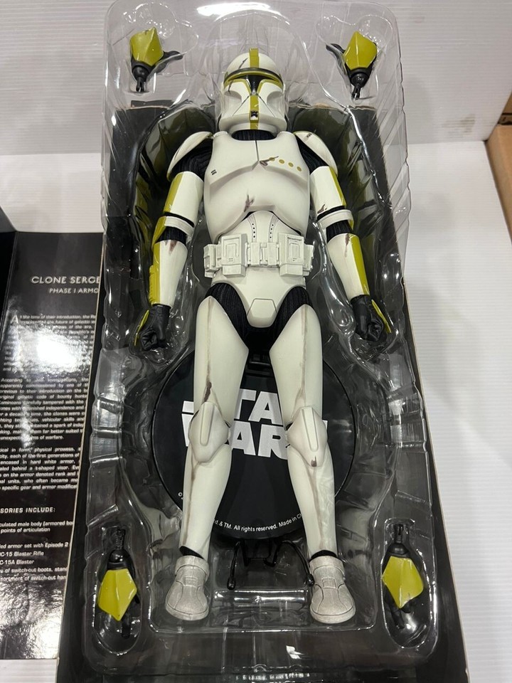 SIDESHOW STAR WARS CLONE SERGEANT PHASE I ARMOR 1/6 | eBay
