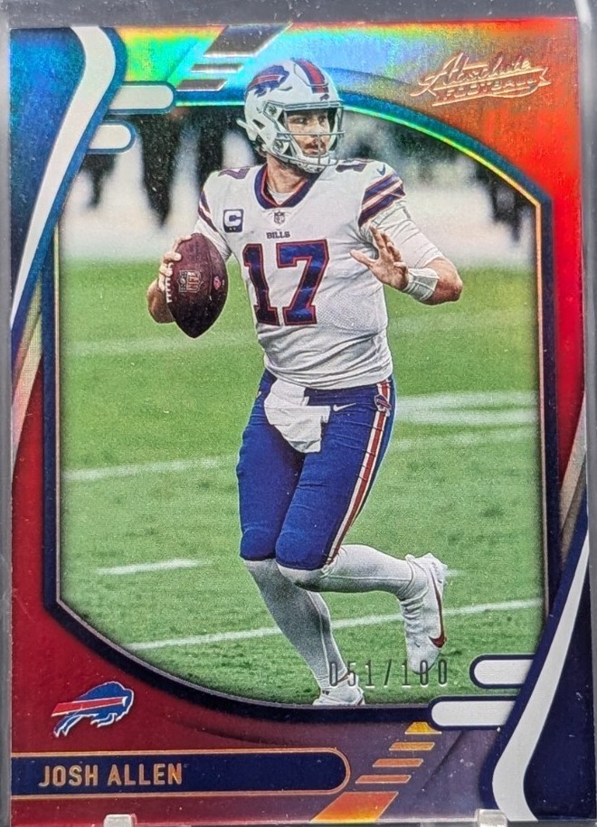 2021 Panini Absolute - Josh Allen #36 Spectrum Red /100 for sale online ...