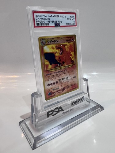 PSA 10 Japanese Neo 2 Charizard Reverse Foil Promo #006 -Pokemon Card ...