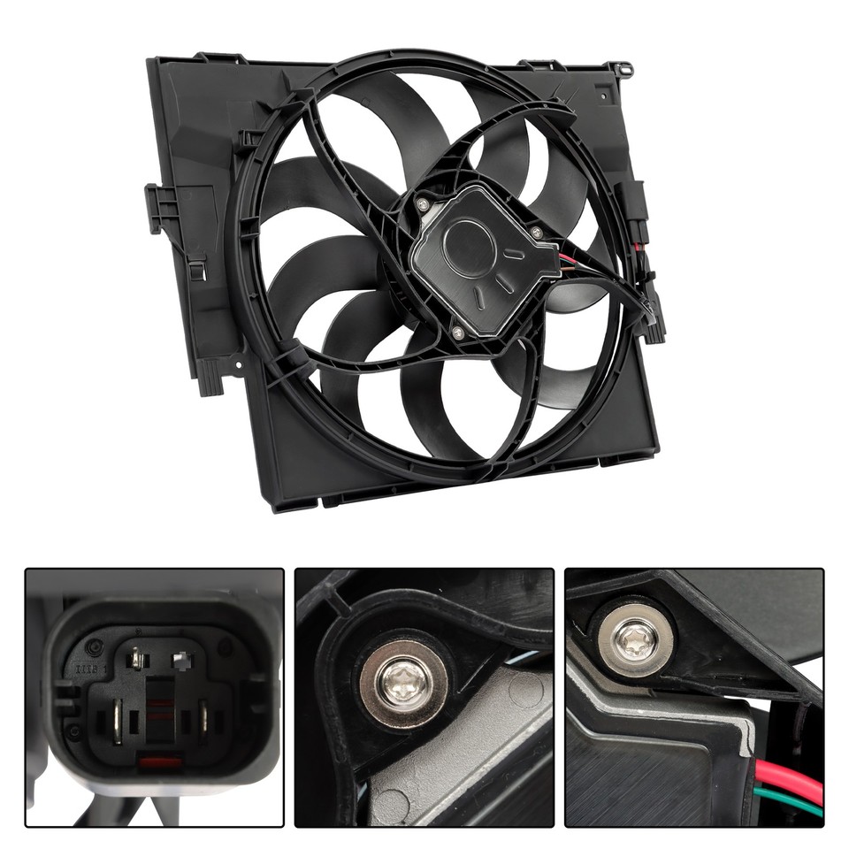 For BMW 328I 2012-2016 428I 2014-2016 Electric Radiator Cooling Fan ...
