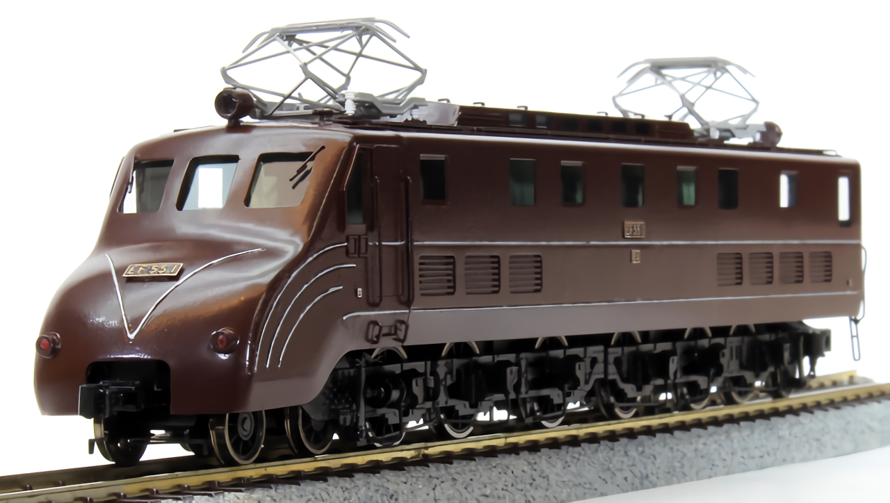 HO World Craft JNR EF55 Streamlined Electric Locomotive #1 "Moomin" Kit H0 Scale | eBay