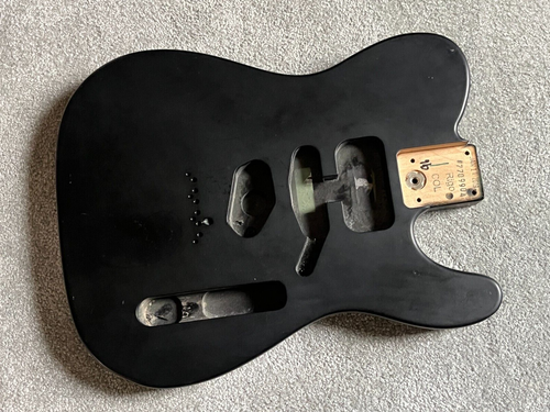Fender American Telecaster body flat black matte 5 lb 1 oz | eBay