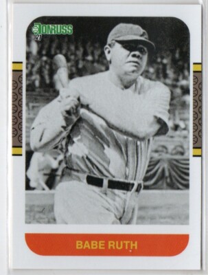 Babe Ruth 2021 Donruss Retro 1987 Card #228 | eBay