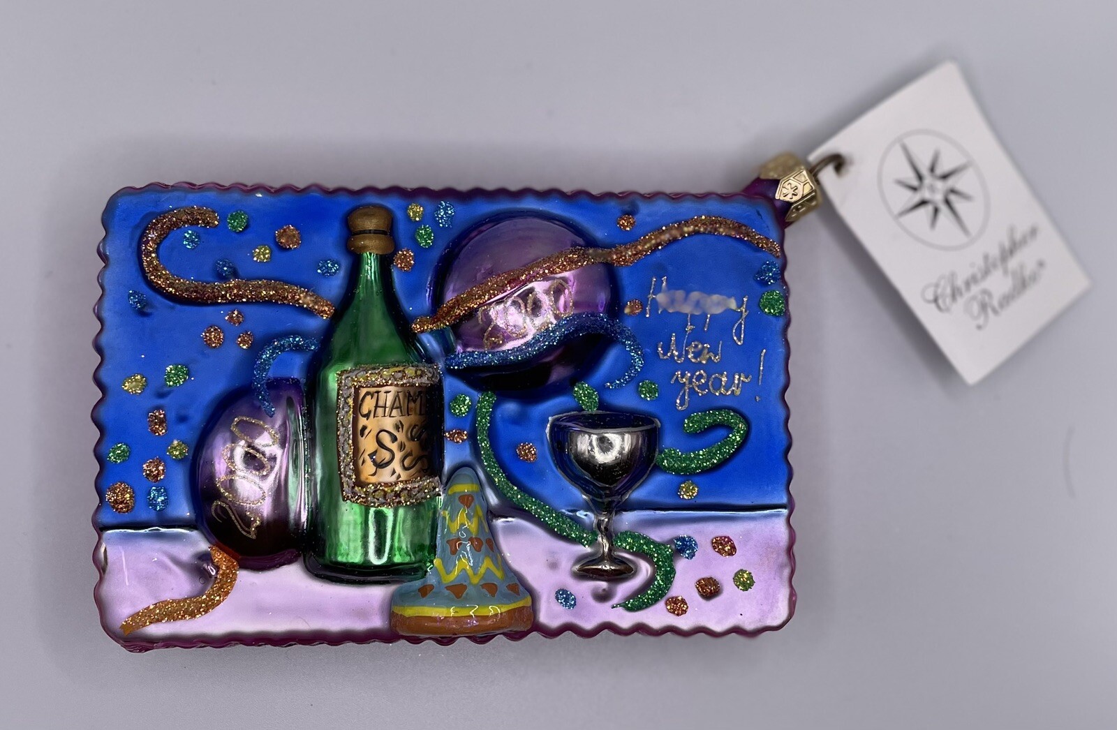 Christopher Radko “Time of Your Life” 2000 Millennium Postcard Ornament ...