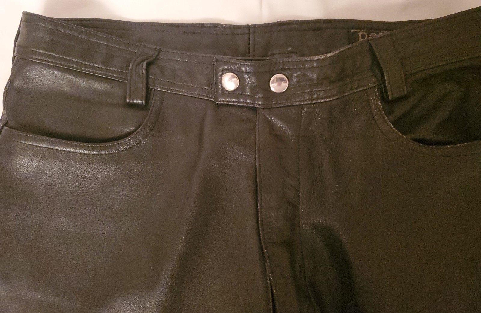 Rob Amsterdam Mens Leather Pants 30 x 32 vintage - Gem