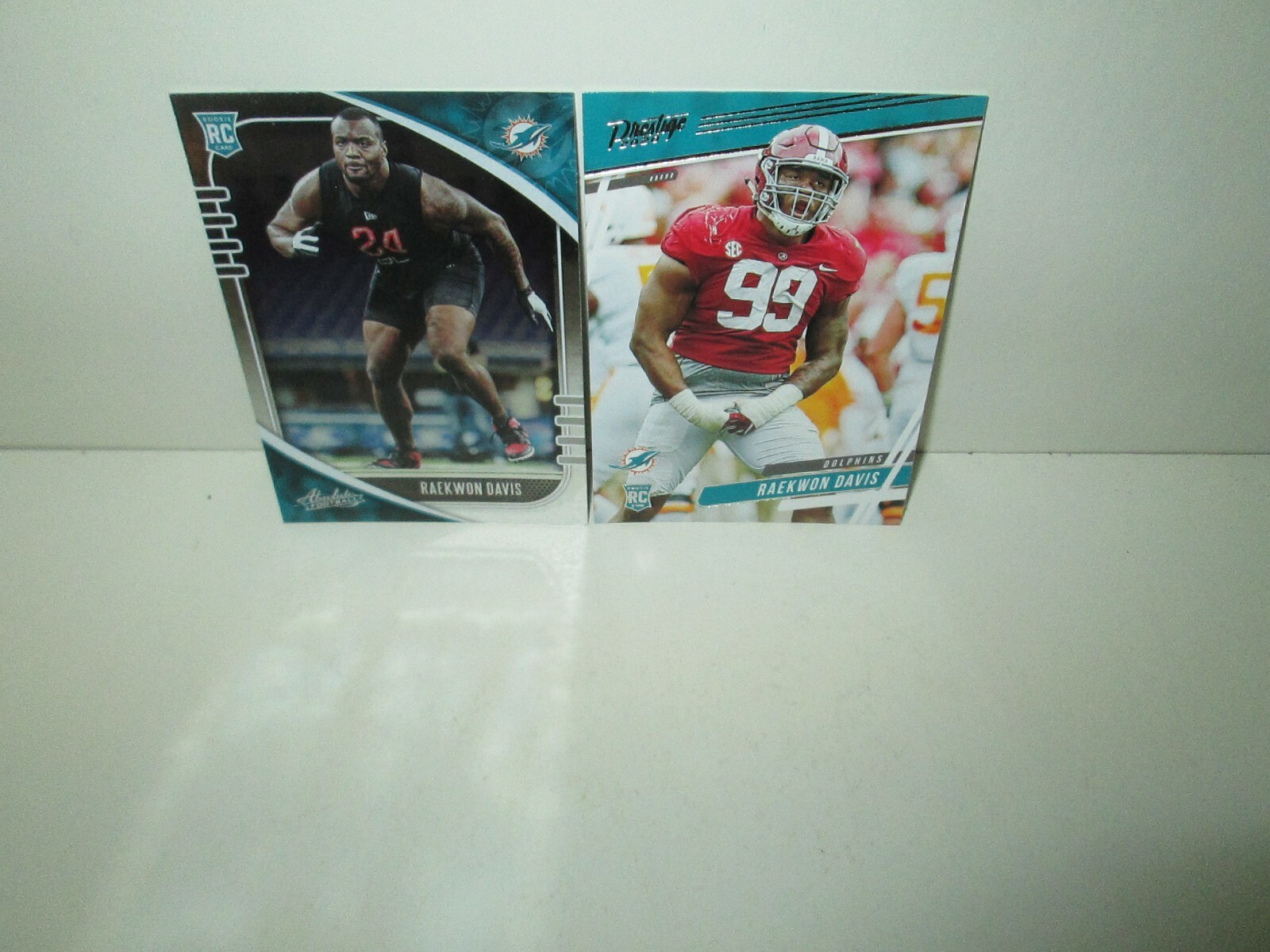 2 RAEKWON DAVIS 2020 Rookie Cards Prestige 287 Absolute 188 MIAMI ...