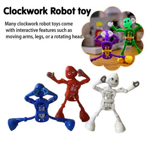 Dancing Robot Wind Up Toy Vintage Children Clockwork Robot Dance Gif f ...