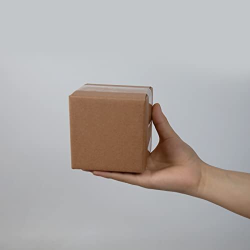 50 Pack 4x4x4 Inches Shipping Boxes, Small Corrugated Cardboard Boxes ...