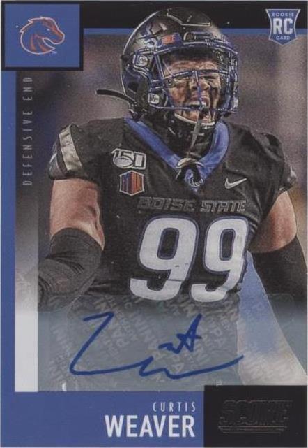 2020 Score - Rookies Curtis Weaver #339 Signatures (AU, RC) for sale ...