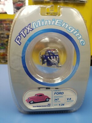 PTX MINI ENGINE 1934 THREE WINDOW 347 CUBIC INCH SMALL BLOCK V-8 1:24 ...