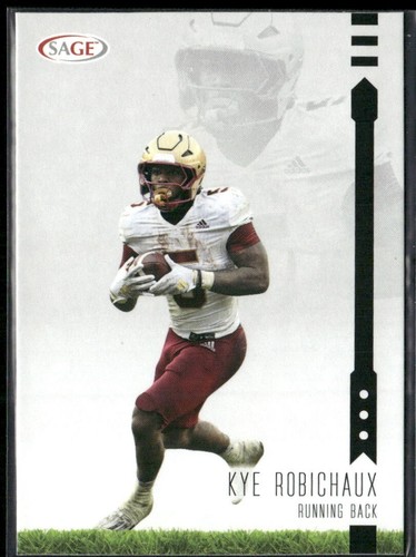 2025 Sage Hit Black Football #167 Kye Robichaux Boston College Eagles ...