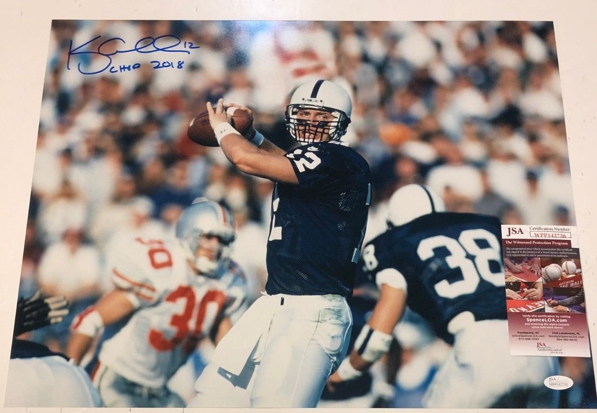 KERRY COLLINS AUTOGRAPHED SIGNED INSCRIBED PENN STATE 16x20 PHOTO JSA ...