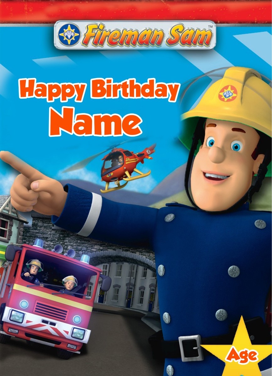Happy Birthday Fireman Sam