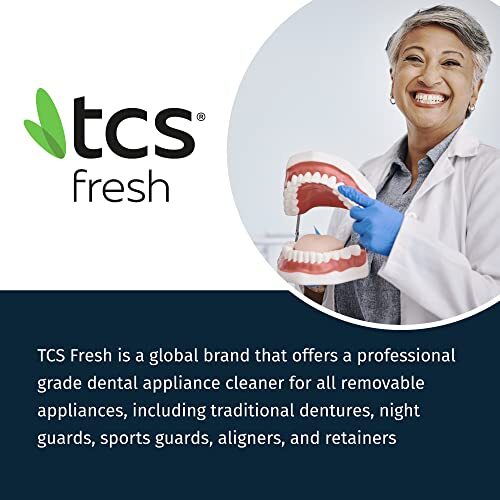 Tcs Fresh Dental Appliance Cleaner - Professional Strength Concentrated ...