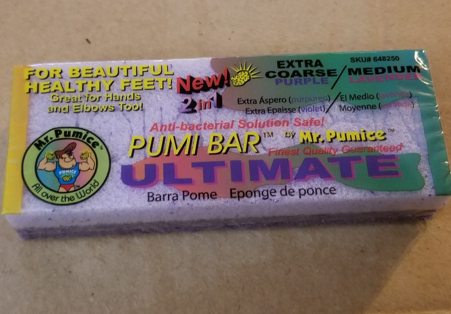 Mr. Pumice Pumi Bar Ultimate Coarse / Medium For Callus Remover ...