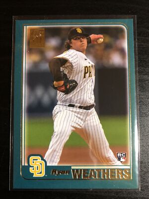 2021 Topps Archives 01 Retro Ryan Weathers RC 237 San Diego Padres ...