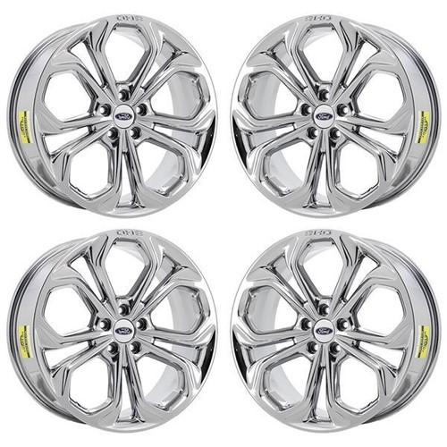 20" FORD TAURUS PVD BRIGHT CHROME WHEELS-C RIMS FACTORY OEM 3926B ...