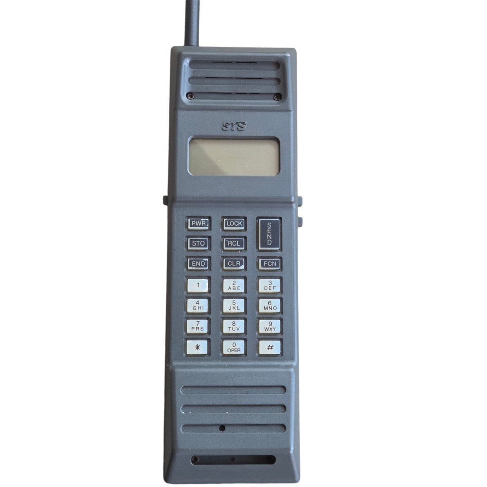 Vintage STS CP832 Brick Cell Phone Retro 80s Satellite Technology ...